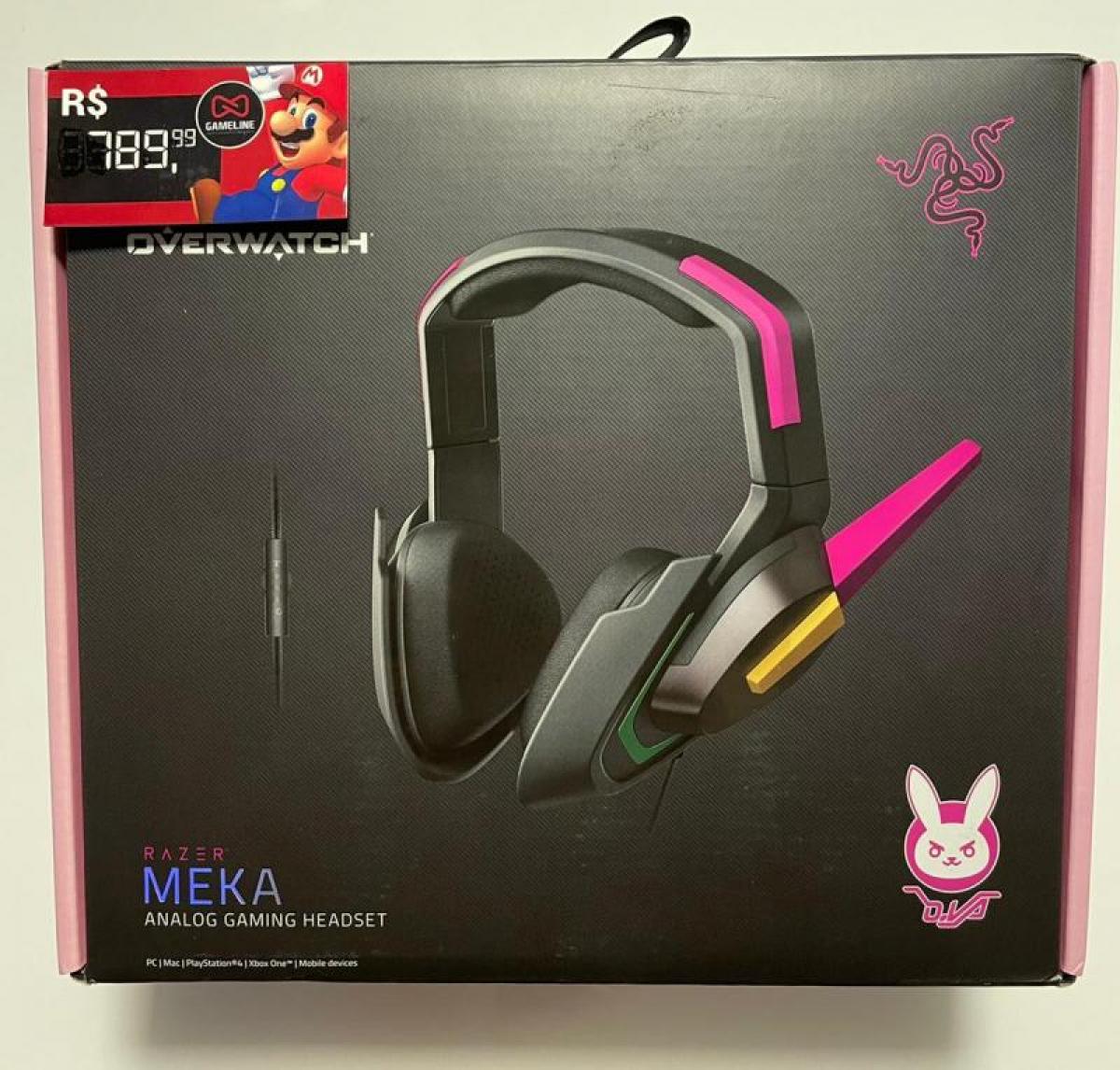 Neila Rosane Ribeiro dos Santos - Lote 013 - 1 Headset Razer "Meka D.Va ...